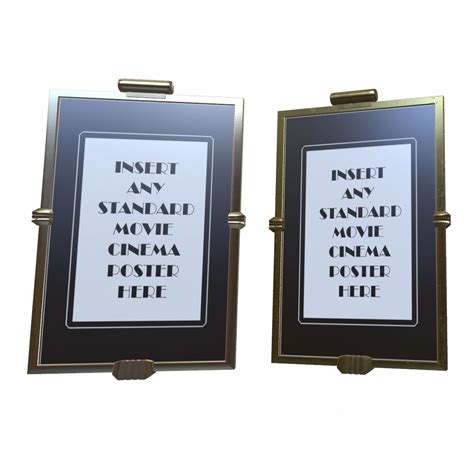 황동 영화 포스터 프레임 게임 모델 3d 모델 40 Fbx Obj Free3d