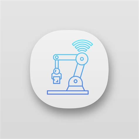 Iot Robot App Icon Ui Ux User Interface Internet Of Things