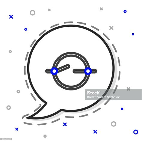 흰색 배경에 격리 된 라인 전기 회로 구성표 아이콘 회로 기판 다채로운 개요 개념 벡터 일러스트레이션 0명에 대한 스톡 벡터