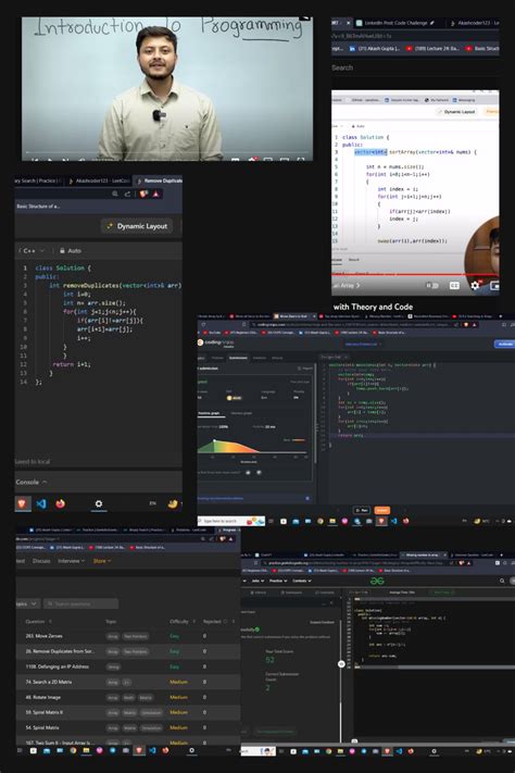 My 180daysofcodechallenge With Rohit Negi Sr Akash Gupta Posted On The Topic Linkedin