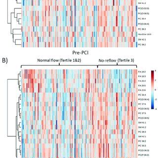 Clustered Heatmap Of Significantly Altered Lipid Species A