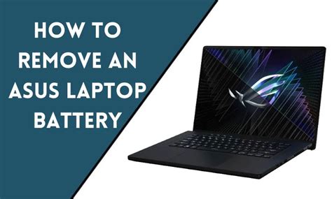 How To Remove An ASUS Laptop Battery In 5 Easy Steps