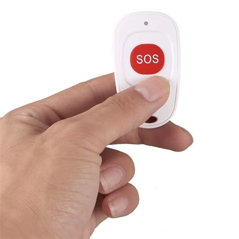 Aliexpress Com Buy Waterproof Mini Wireless SOS Sensor Emergency Button 200m Control Alarm For