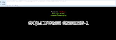 Sqli Labs 学习笔记（less 1 10）welcome Dhakkan Please Input The Id As Parameter W Csdn博客
