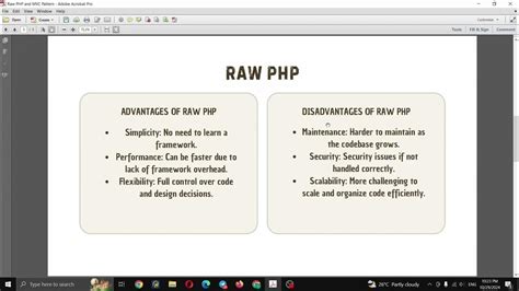 Topic Raw Php And Mvc Pattern Laravel Youtube
