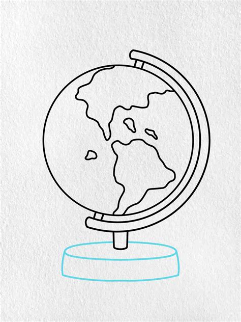 How To Draw A Globe Helloartsy