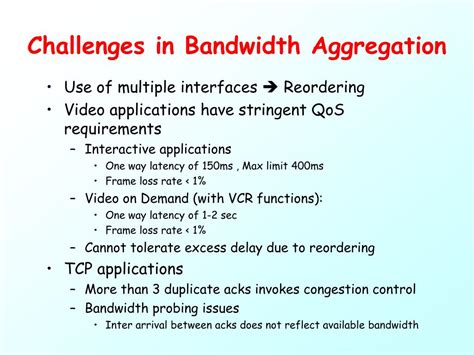 ppt bandwidth aggregation in heterogeneous networks powerpoint