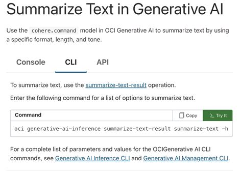 Cohere On Oracle Cloud Infrastructure Oci Cohere