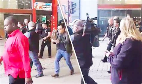 Manchester Arndale Shopping Centre Man Escorted By Armed Police UK News Express Co Uk