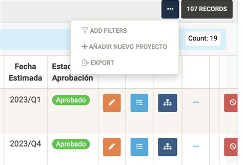 button grouping inside a table app development tadabase community