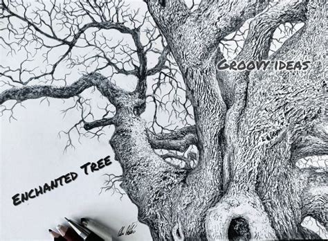 Enchanted Tree Enchanted Tree How To Draw Hands Drawings