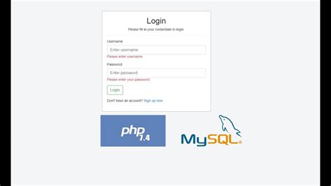 Php Mysql Login System 2020 Youtube