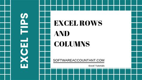 Tips About Excel Rows And Columns Software Accountant