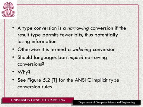 Ppt Csce 330 Programming Language Structures Chapter 5 Types