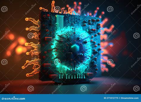 Computer Virus Background Malware Ransomware Spam Phishing Hacked