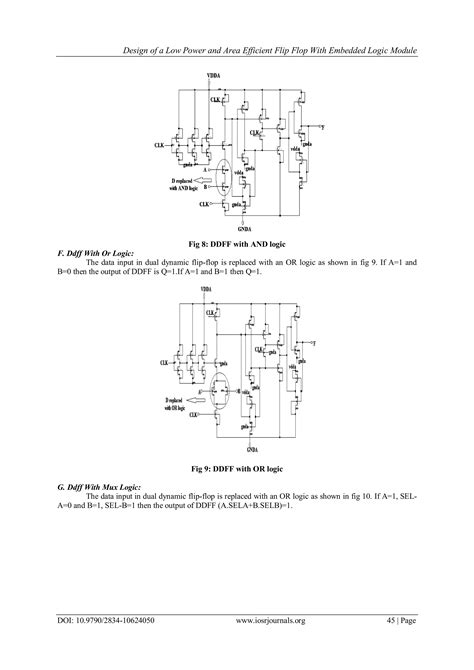 Design Of A Low Power And Area Efficient Flip Flop With Embedded Logic Module Pdf
