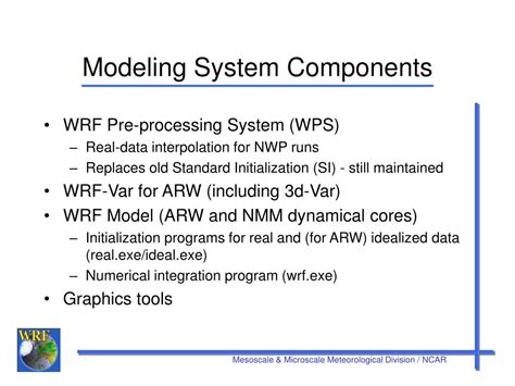Ppt Wrf Modeling System Overview Powerpoint Presentation Free Download Id 437590