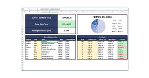 Stock Trading Excel Template