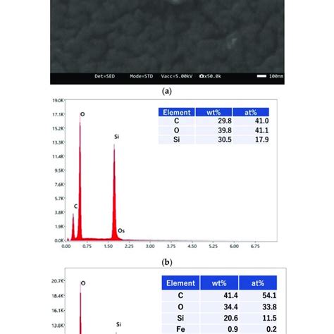 Sem Eds Analyses Of The Cu Silicone Membrane A Bright Field Image