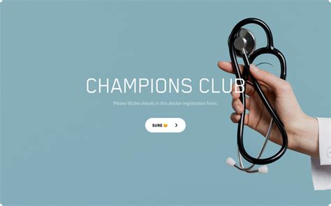 Free Doctor Registration Form Template Surveysparrow