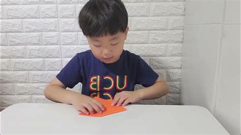 초등학교 1학년 배꼽비행기 접기 종이놀이 종이접기 초등학생 Youtube