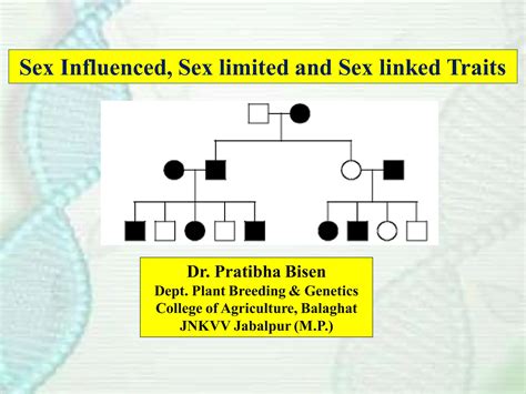 Sexinfluence Sex Linked And Sex Limitedtraits Pdf