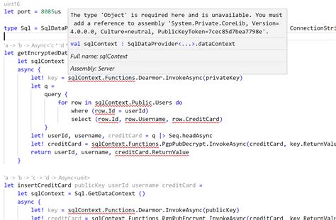 Using Fsacruntime With Netcore Setting Causes Errors In Ui When Using