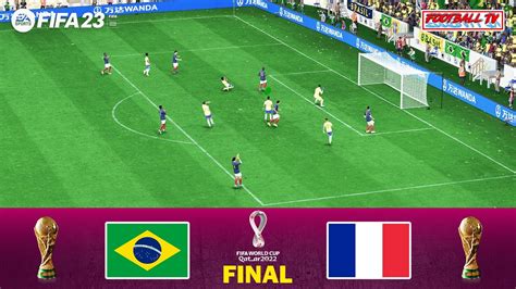 Fifa 23 Brazil Vs France Final Fifa World Cup Qatar 2022 Full