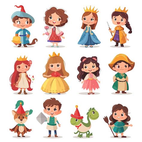 귀여운 아기 드래곤 만화 프리미엄 Ai 생성 벡터