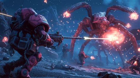 Free Intense Alien Battle Photo Alien Battle Futuristic Download