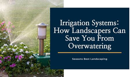 Irrigation Systems No Overwatering Seasons Best Landscaping