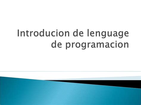 Lect 1 Introduction To Programming Languages Ppt