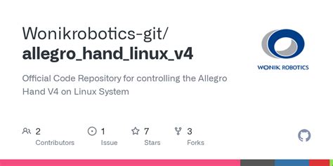 Allegrohandlinuxv4assetallegro Hand V4users Manual11pdf At Main · Wonikrobotics Git