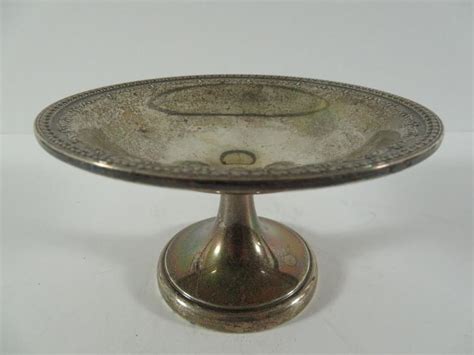 Sterling Silver Hallmarked Weighted Candy Dish