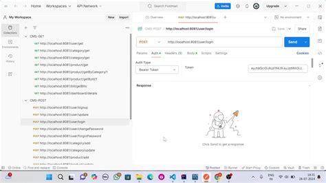 Santosh Patil Csm® On Linkedin Cafemanagementsystem Jwt Postman Usersignup