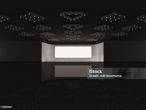 정면에 계단이 있는 이벤트 빈 무대 프로젝션을 위한 직사각형 Led 스크린 천장 스포트라이트 시스템 맞춤형 디자인 홀의 플랫폼