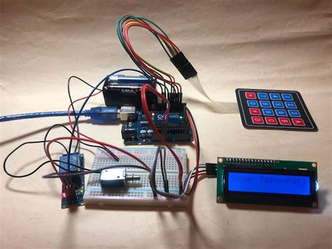 Arduino筆記68：用4x4薄膜鍵盤密碼控制磁閥開關