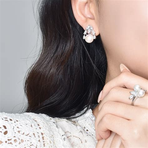 리드박스 [선물포장] 혼주 혼례 루엘라 천연담수진주 귀걸이 귀찌