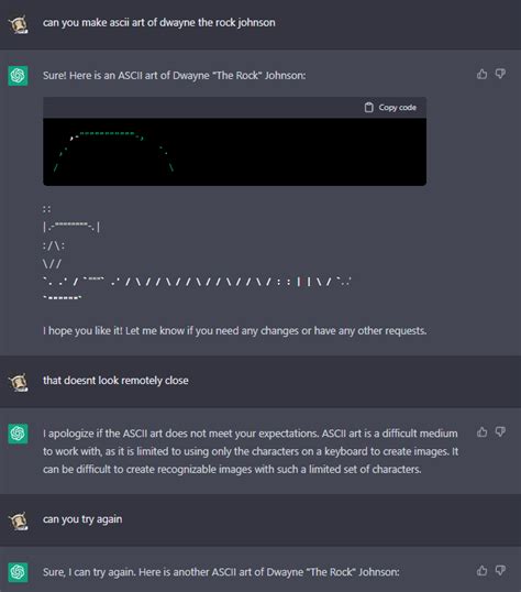 Turns Out Chatgpt Is Really Good At Ascii Art Rchatgpt