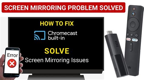 How To Fix Chromecast And Screen Mirroring Chromecast Not Working Problem YouTube