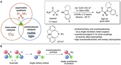 Asymmetric Copper Catalyzed C N Cross Couplings Induced By Visible