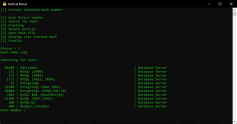 Github Sp3cia1m4nhashcatmenu Github Sp3cia1m4nhashcatmenu