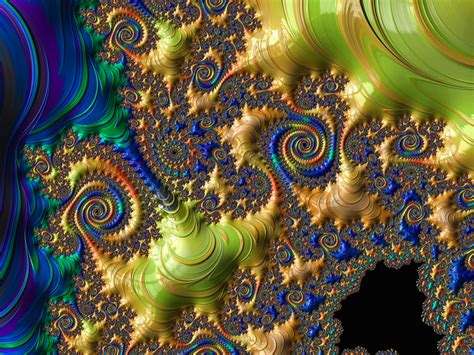 Fractal Wonderful Shapes And Colors Jigsaw Puzzle In Fractals Puzzles On
