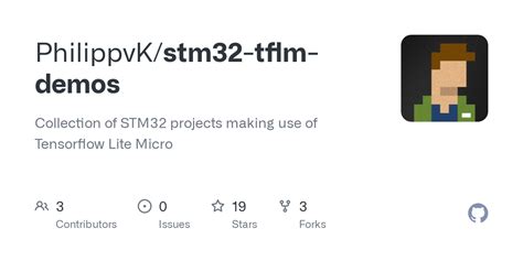 GitHub PhilippvK Stm Tflm Demos Collection Of STM Projects Making Use Of Tensorflow Lite