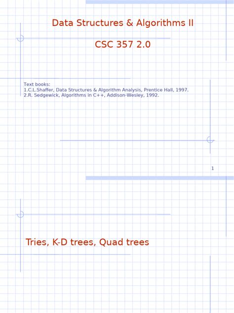 1 advanced tree structures pdf algorithms and data structures