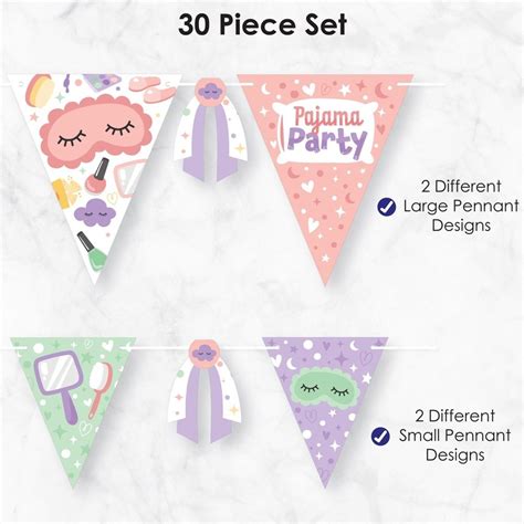 Big Dot Of Happiness Pajama Slumber Party Diy Girls Sleepover