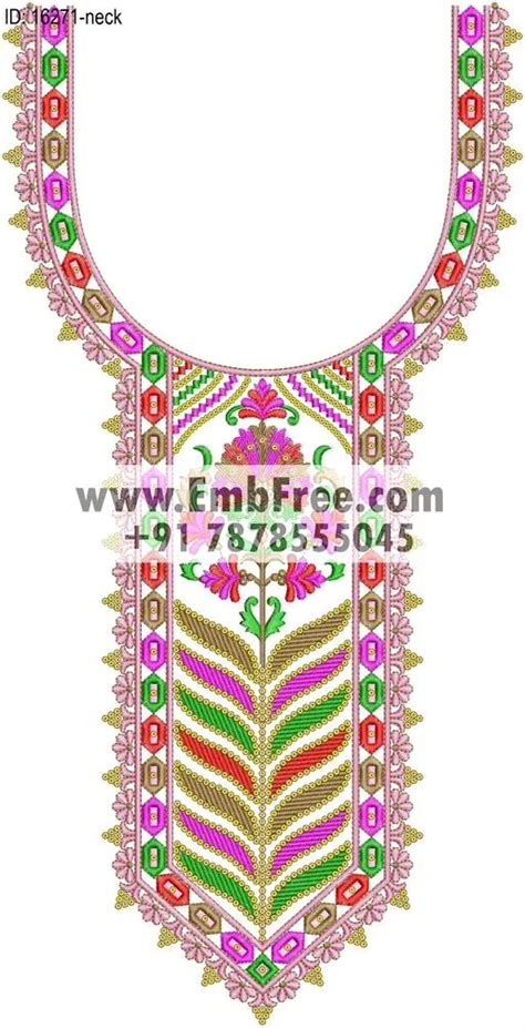 Download Garment Embroidery Design Id 16271 Embfree