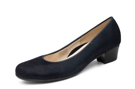 Ara Catania Granatowe Damskie Buty Cz Enka T Go H Poszerzone Mi Kkie Allegro Pl