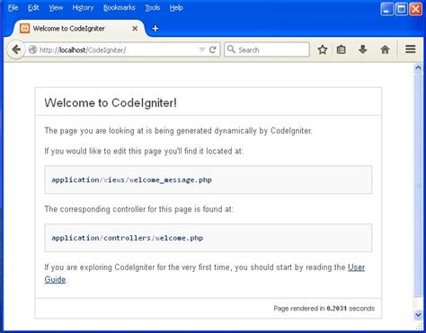 Installing Codeigniter In Php