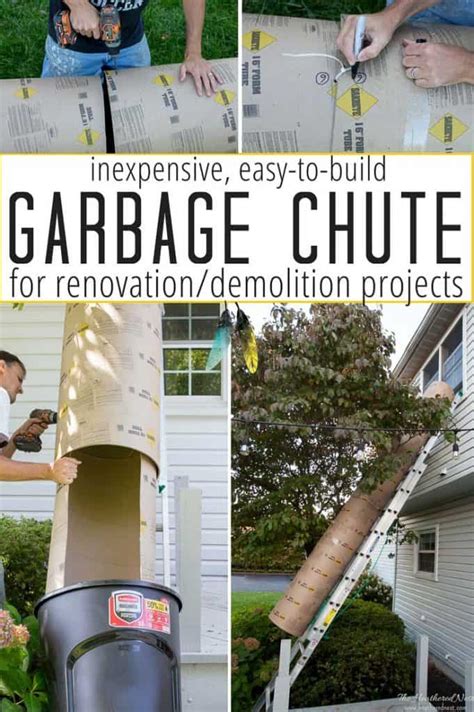 Diy Garbage Chute Trash Chute From Concrete Forms